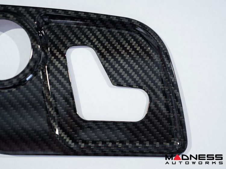 Maserati Ghibli Seat Adjuster Switch Cover - Carbon Fiber - Feroce ...