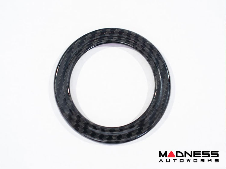 Maserati Ghibli Start Stop Button Trim Cover - Carbon Fiber - Feroce ...