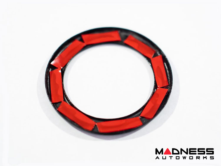 Maserati Quattroporte Start Stop Button Trim Cover - Carbon Fiber ...